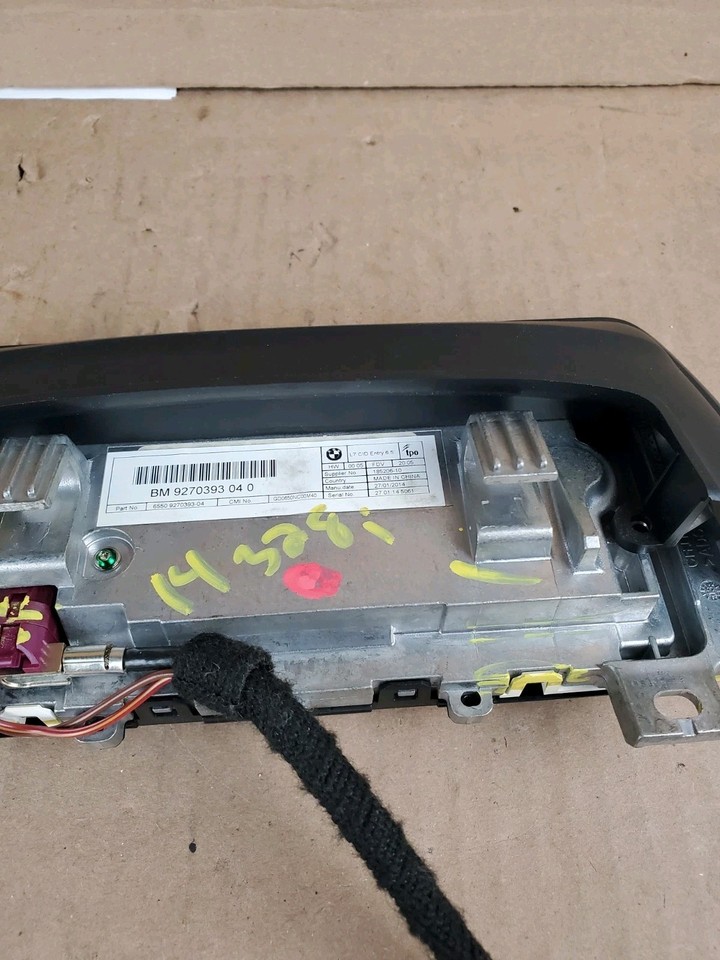 2012-2015 BMW 320i 328i 428i 430i 435I 6.5" Display Screen WITHOUT ...