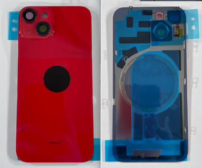 OEM iPhone 14 14 plus Back Glass Cover Rear Housing Door w/Camera Lens ...