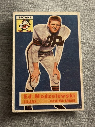 1956 Topps #117 ED MODZELEWSKI Browns R130 | eBay