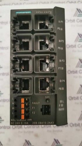 Siemens 6GK5208-0BA10-2AA3 Scalance X208 Simatic Net Industrial ...