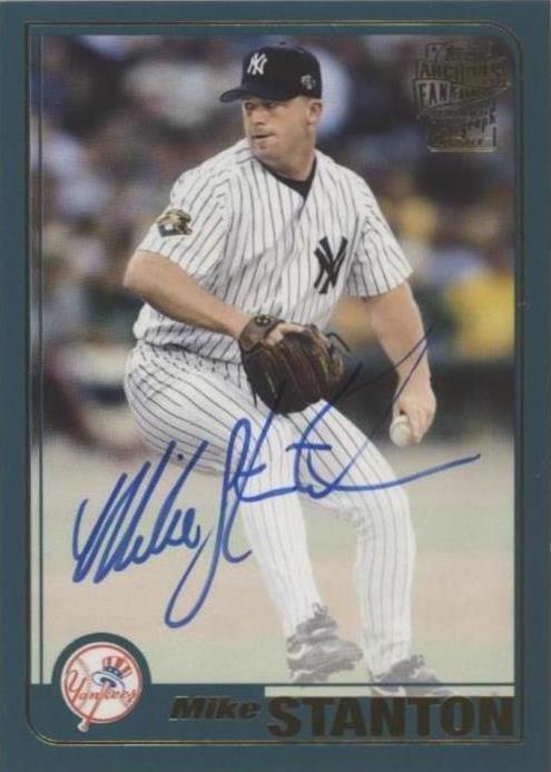2018 Topps Archives - Fan Favorites Autographs 2001 Design Mike Stanton ...
