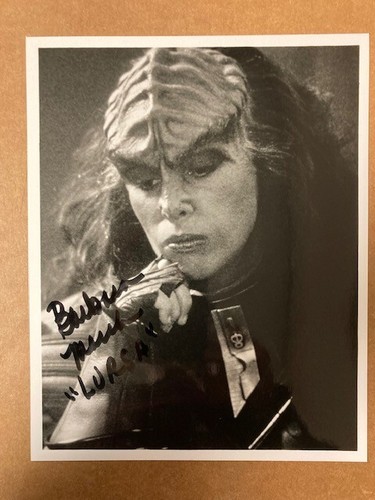 Barbara Marsh Star Trek "Lursa" Boldly Signed 8x10 Photo w/COA* | eBay