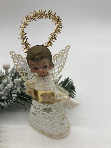 Vintage Plastic Angel Doll Christmas Ornament Holiday Décor | eBay