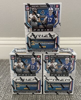NEW NFL Panini Prizm 2021 Football BLASTER Box Lot Of 3 Boxes | eBay