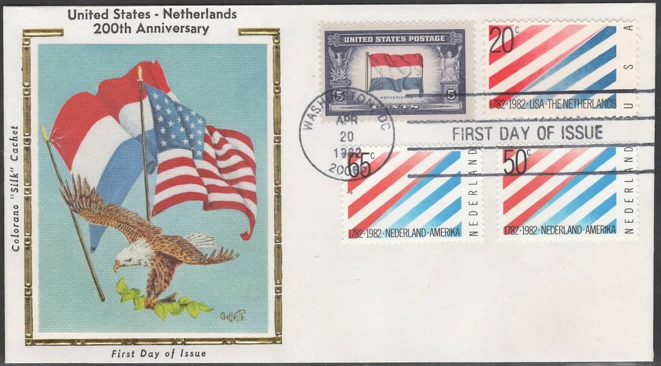 US Scott #2003 "United States/ Netherlands" First Day cover ...