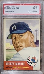 Mickey Mantle 1953 Topps #82 Base Price Guide - Sports Card Investor