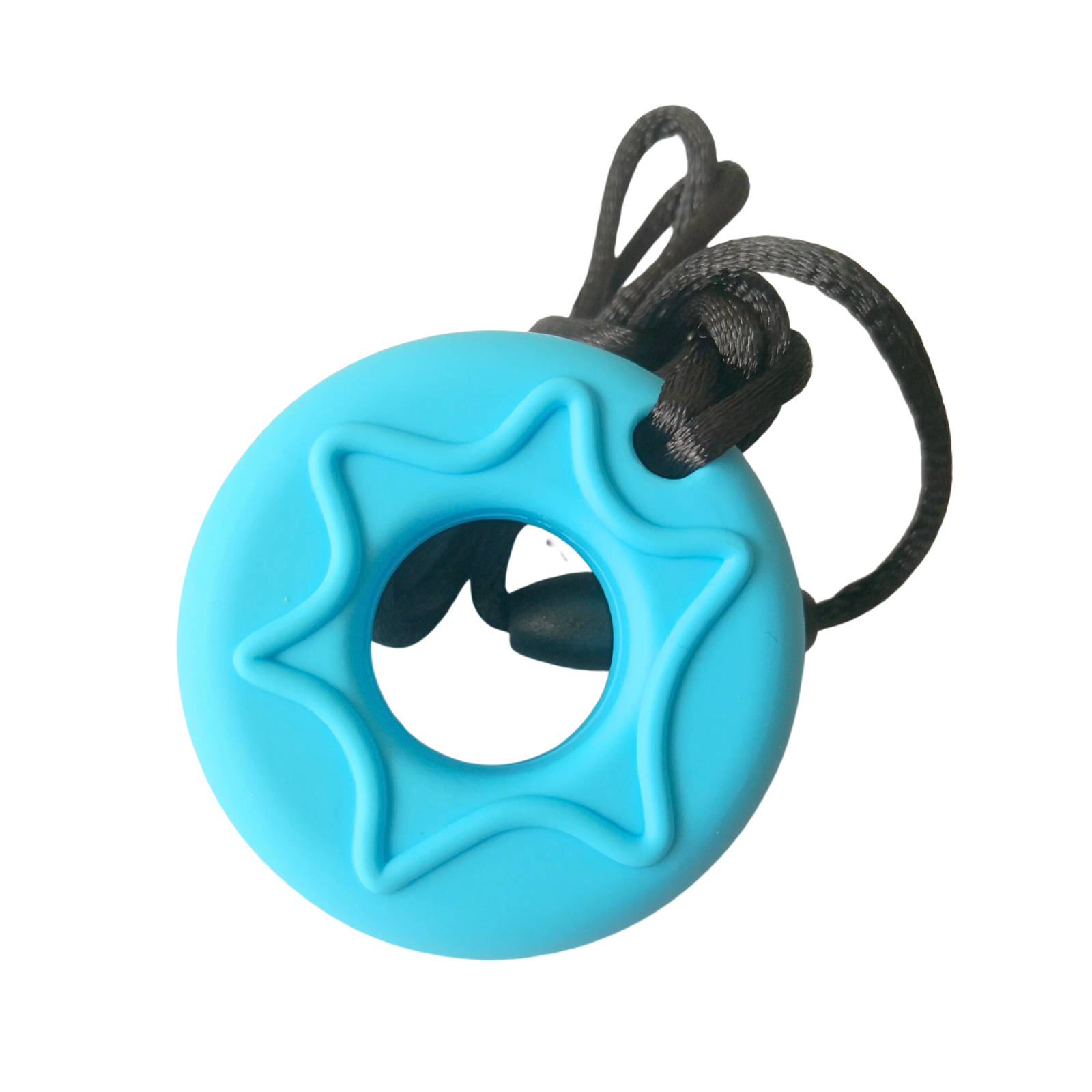 Chewy Doughnut Chewelry Necklace Sensory Biting Aid Chew Toy Kids ...