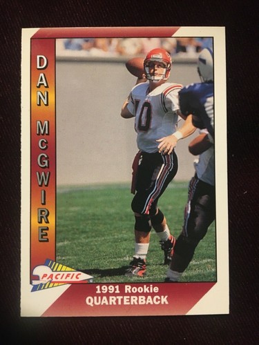 1991 Pacific Dan McGwire Rookie Football Card #544 | eBay