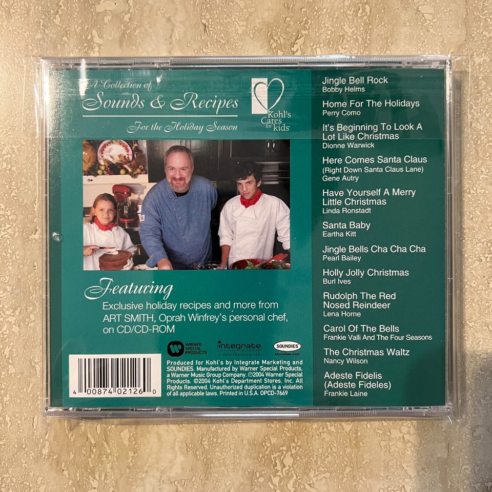 CD Collection of Sound & Recipes Holiday Season Kohl's For Kids (NEW ...