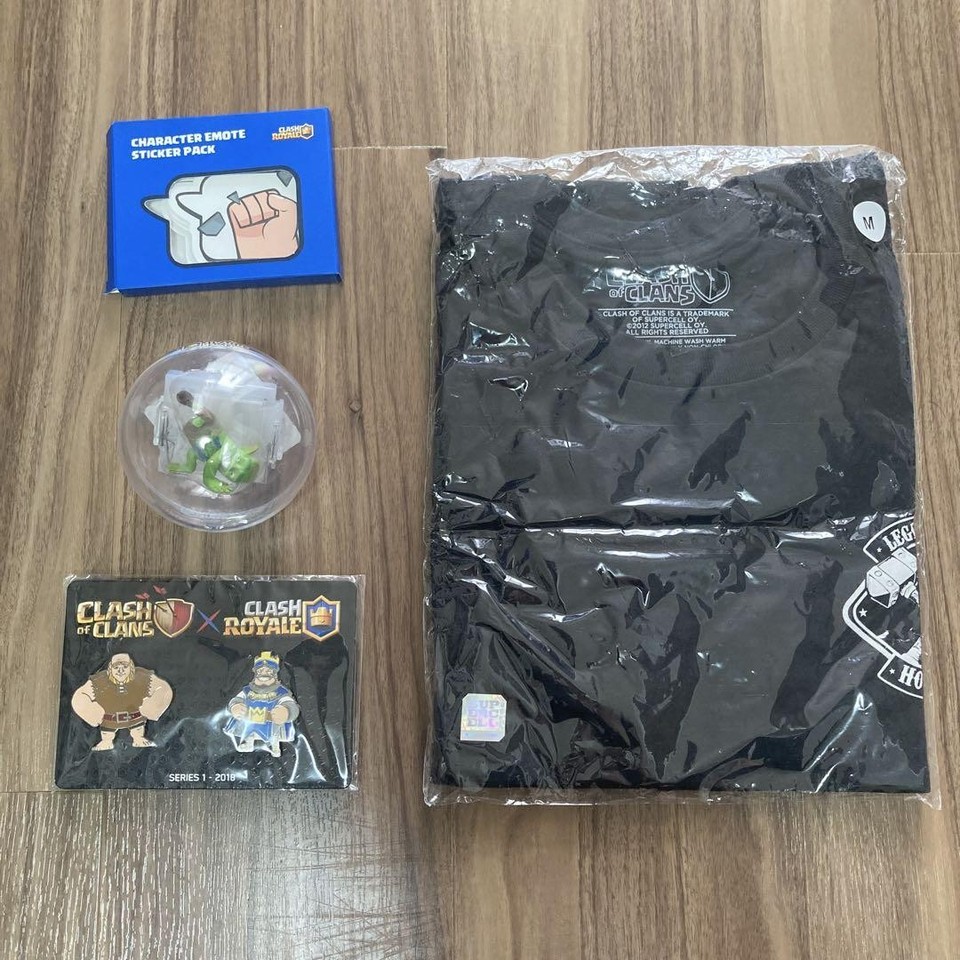 m25 Supercell Clash of Clans & Clash Royale Official Merch Set Unused M ...