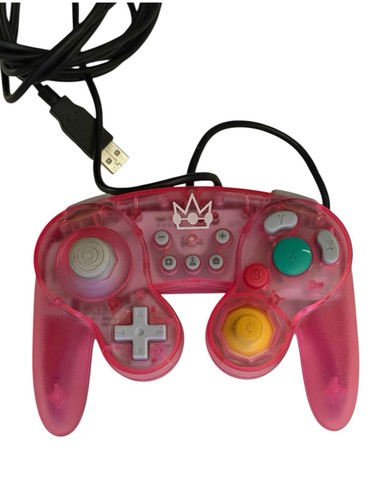 Pink USB Nintendo Switch Princess Peach Gamecube Styl Hori Battlepad ...