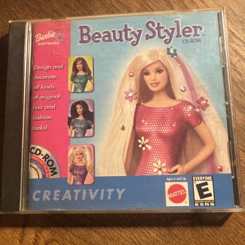 Barbie Beauty Styler CD-ROM (Windows/Mac, 2001) PC Video Game Kids Game ...