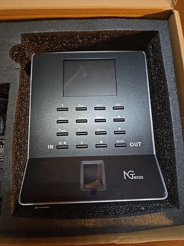 NGTeco Fingerprint Time Clock, W2 Biometric Employee Time Attendance ...