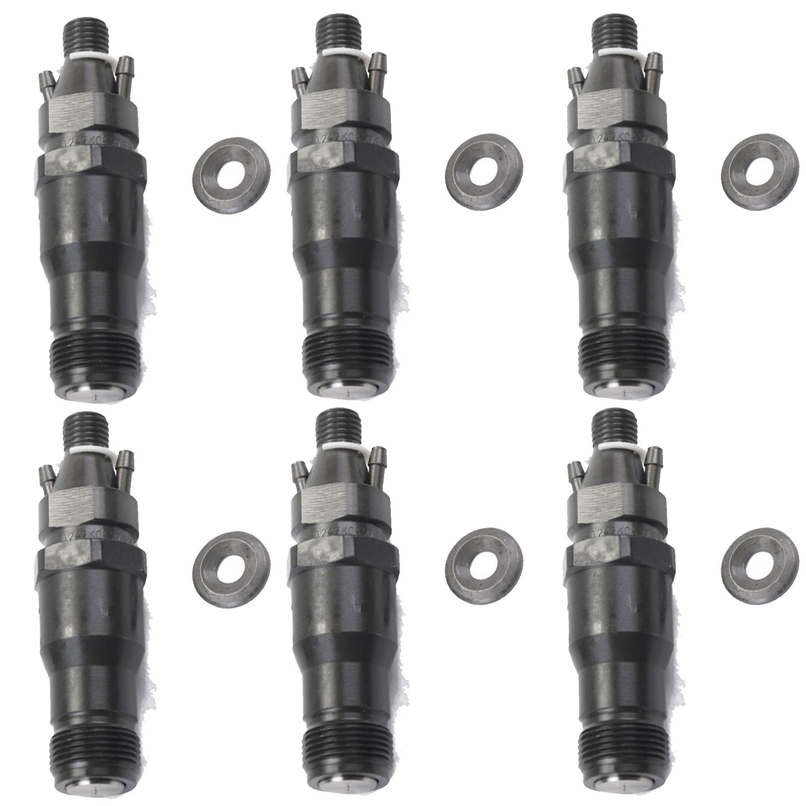 Bosch Set of 5 Fuel Injectors Rebuilt For Benz W201 W124 W126 W140 ...
