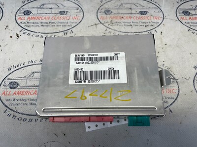 2001-2004 C5 Corvette BCM Body Control Module Unit - 10304931 - OEM | eBay