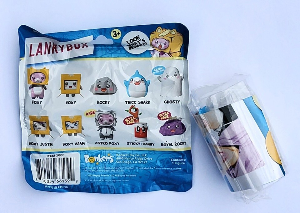 GHOSTY LankyBox Mystery Fig Ghost Blind Bag Figure Lanky Box Series 1 ...