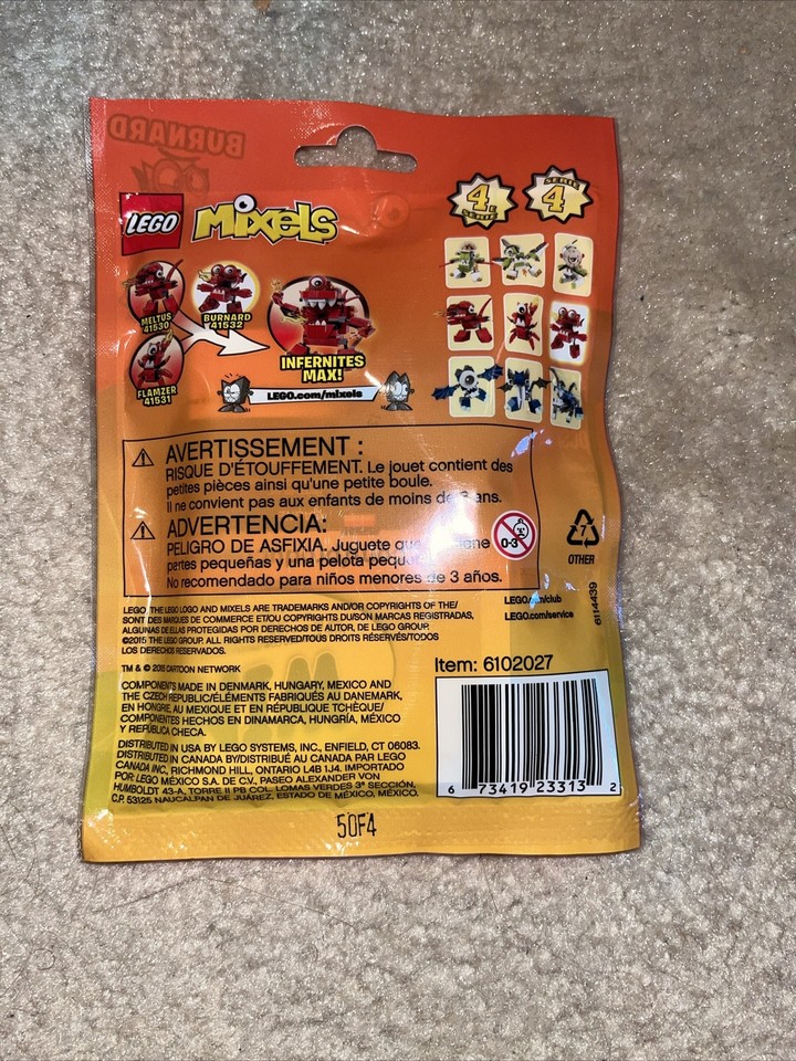 Lego Mixels Series 4 Burnard Building Set 41532 - New & Sealed ...