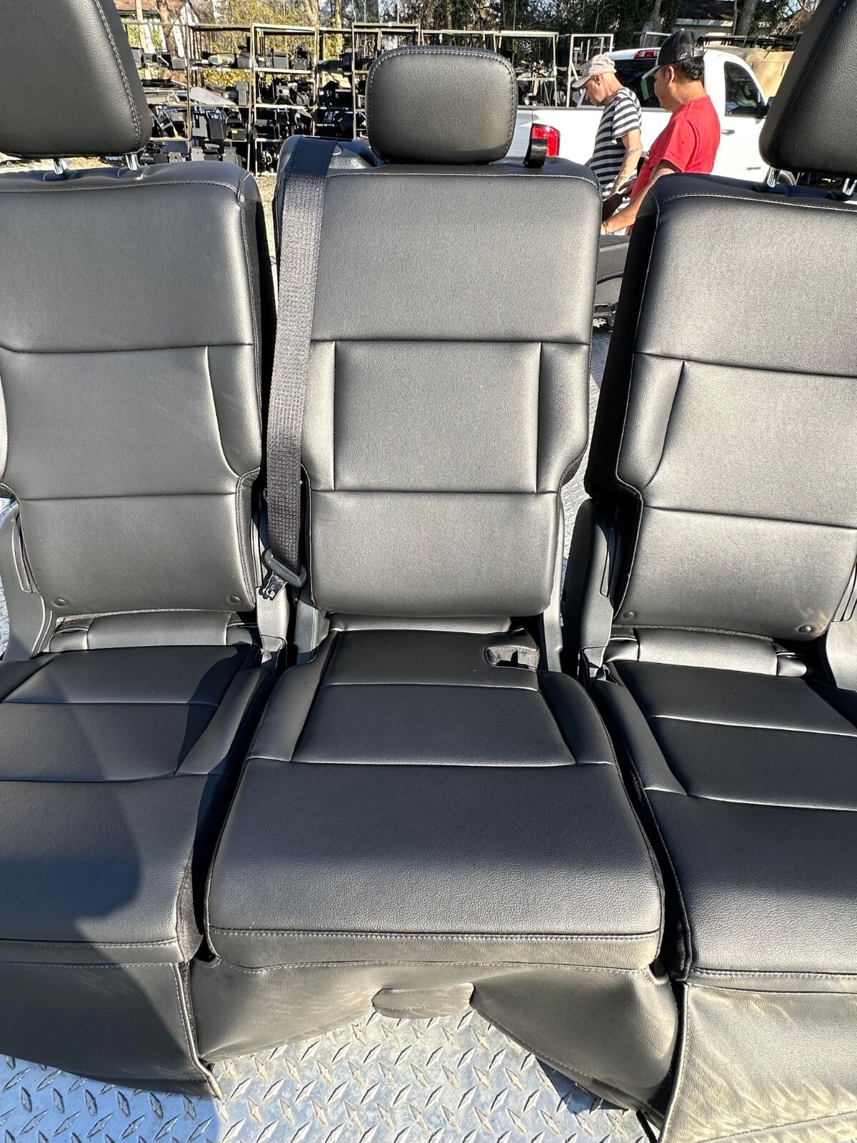 2020-2024 Ford Explorer Police Interceptor Set 2nd Row 3 Seats Black ...