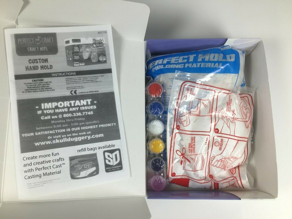 Perfect Craft Hand Mold Casting Kit - Brand New - Free Shipping | eBay