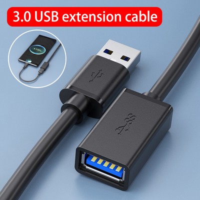 High Speed extension USB 3.0 Cable Lead A Male To Female Extention ...