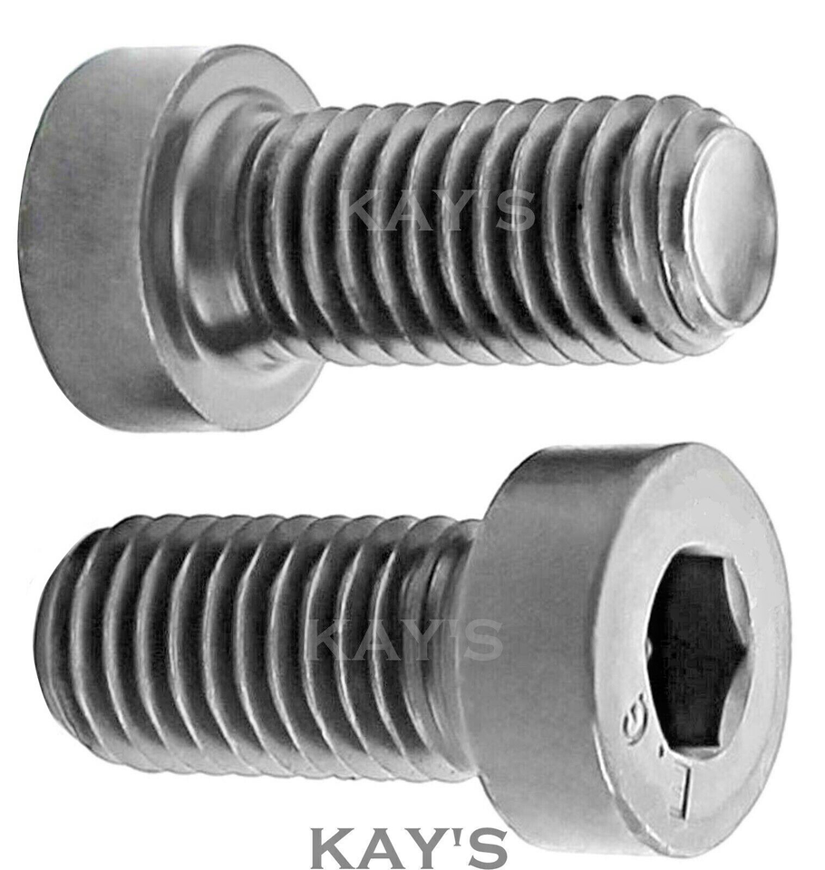 M10 LOW HEAD CAP SCREWS ALLEN KEY HEX SOCKET BOLTS SELF COLOUR HIGH ...