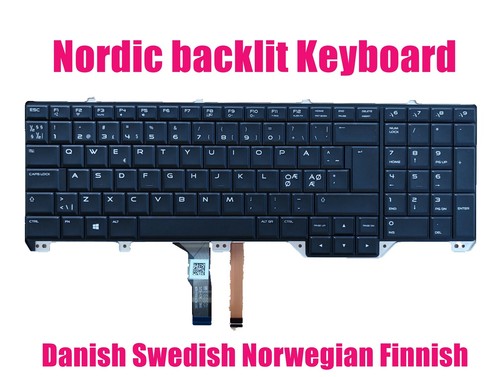 Nordic Backlit Keyboard for Dell Alienware 17 R2/17 R3 0WHRWD | eBay