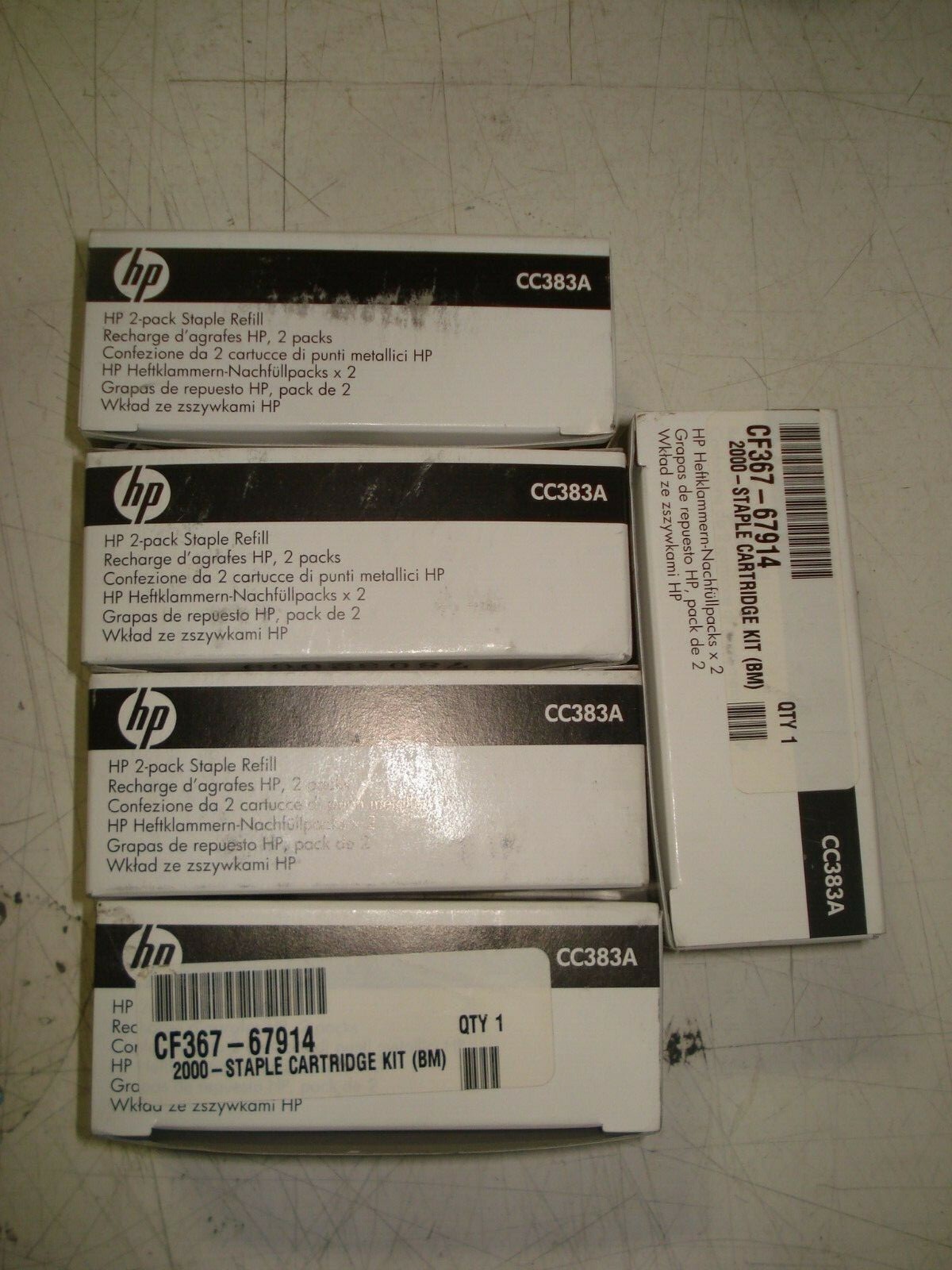 Genuine* HP Cf367-67914 2000-staple Cartridge Kit for Booklet Maker ...