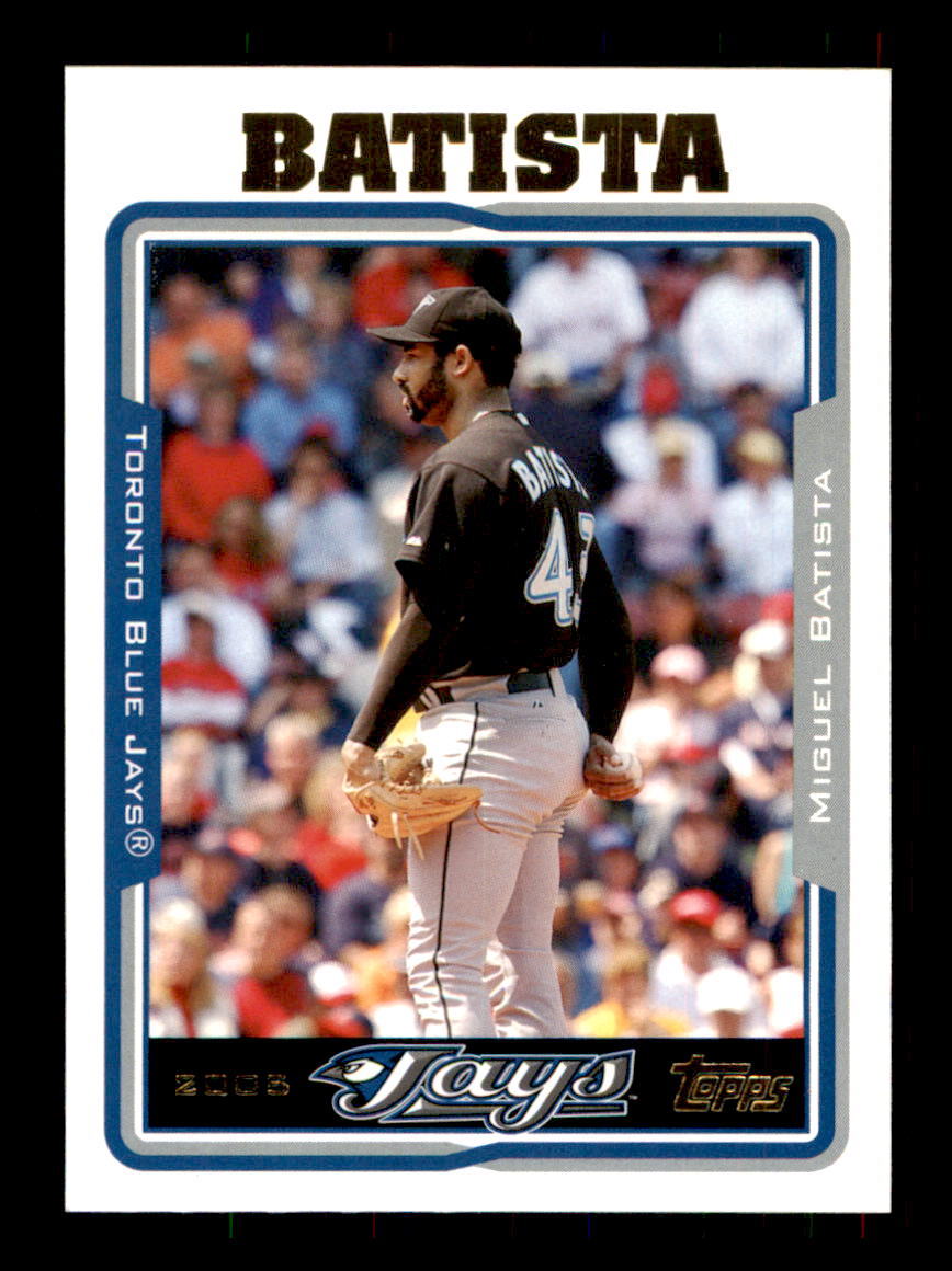 2005 Baseball Topps Miguel Batista Toronto Blue Jays #43 | eBay