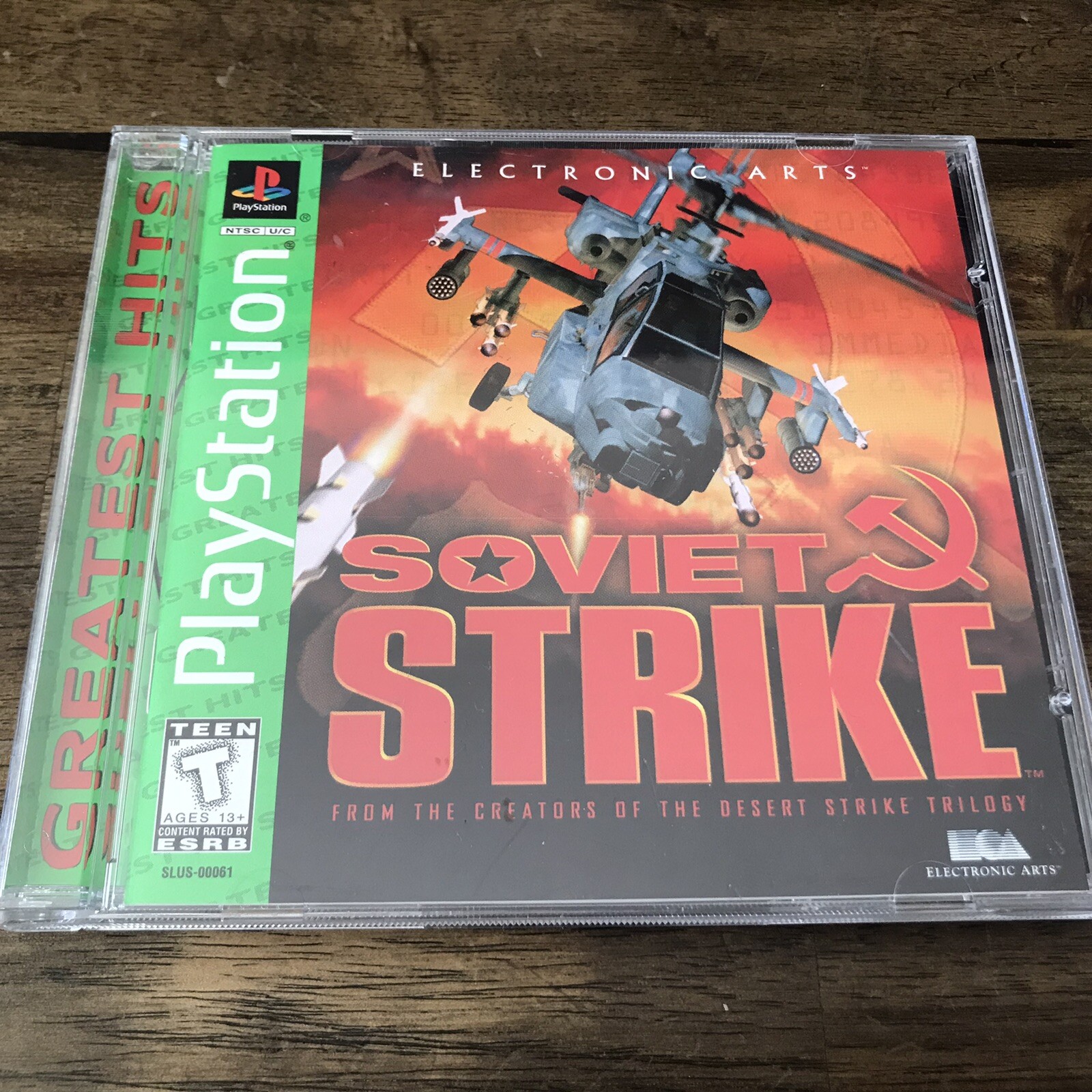 PS1 Soviet Strike Greatest Hits Green Label PlayStation 1, w/ Manual ...