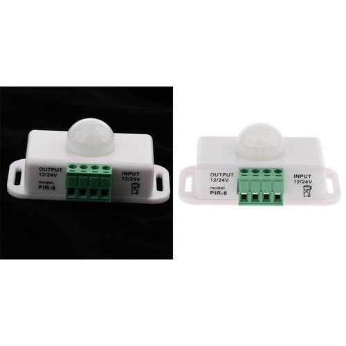 2pcs PIR-8 Human IR Detector LED Lighting Motion Controlled Sensor ...