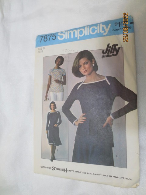Vintage Pants Shirt Sewing Pattern Misses Size 10 Simplicity 8159 for ...