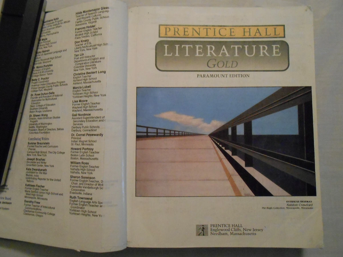 English Literature Textbook Prentice Hall