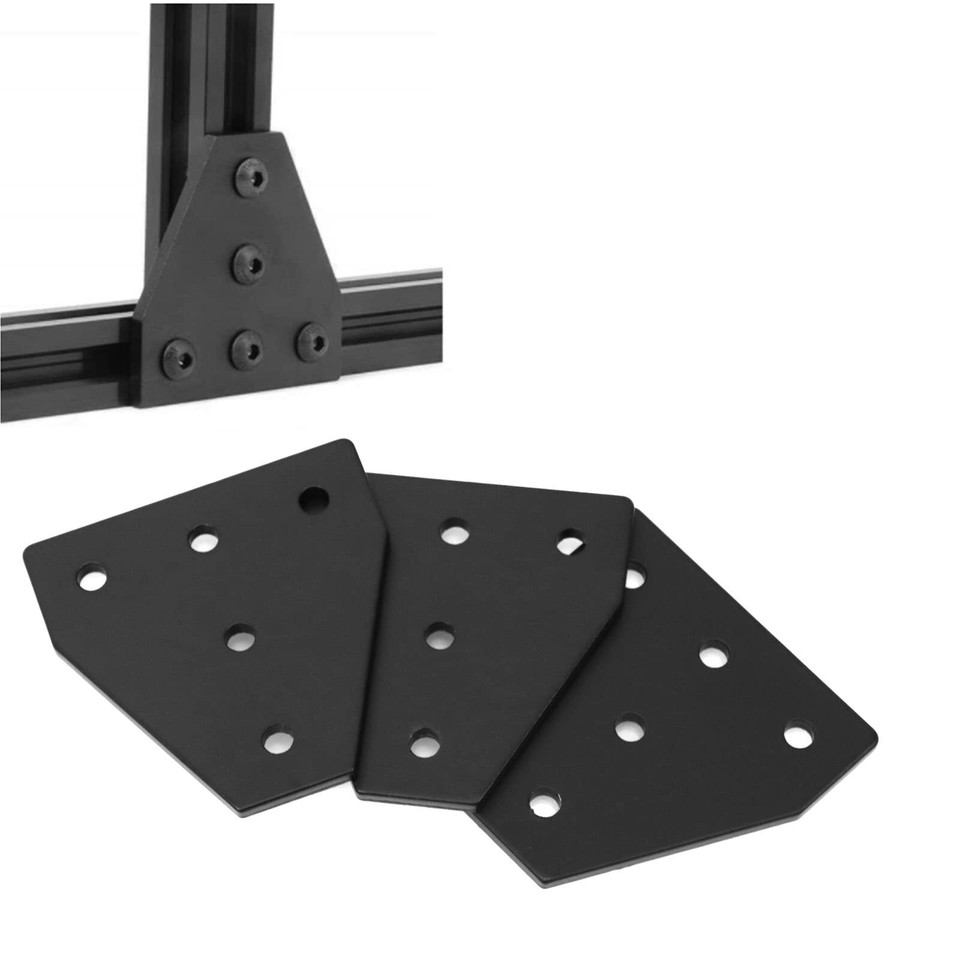 5 Hole L / T Shape Joining Plate Bracket for 2020 3030 4040 Aluminum ...