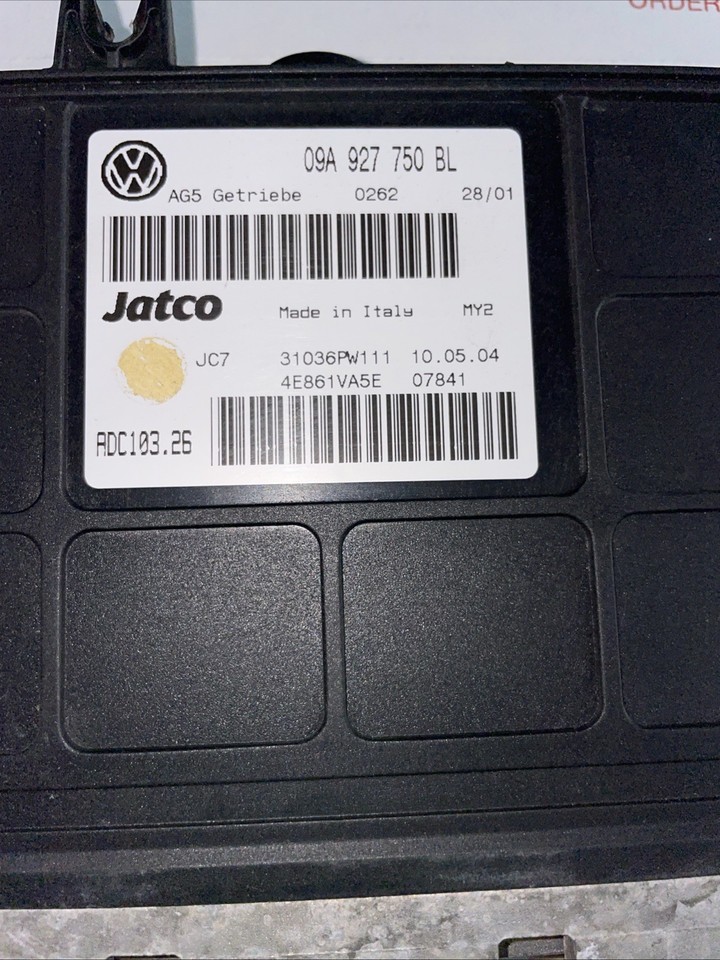 04-06 VW JETTA GOLF 1.9L TDI AUTOMATIC TRANSMISSION COMPUTER MODULE ...