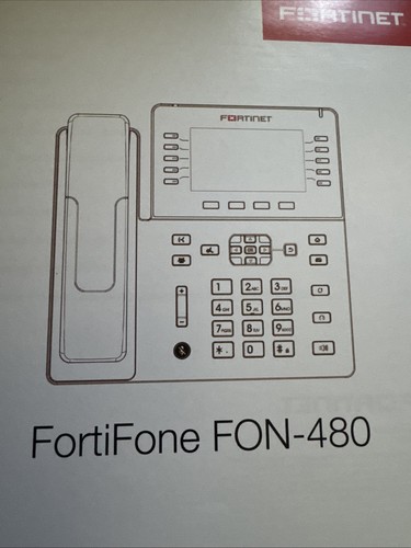 Fortinet FortiFone 480 FON-480 High end IP Phone with 4.3" Color Screen ...