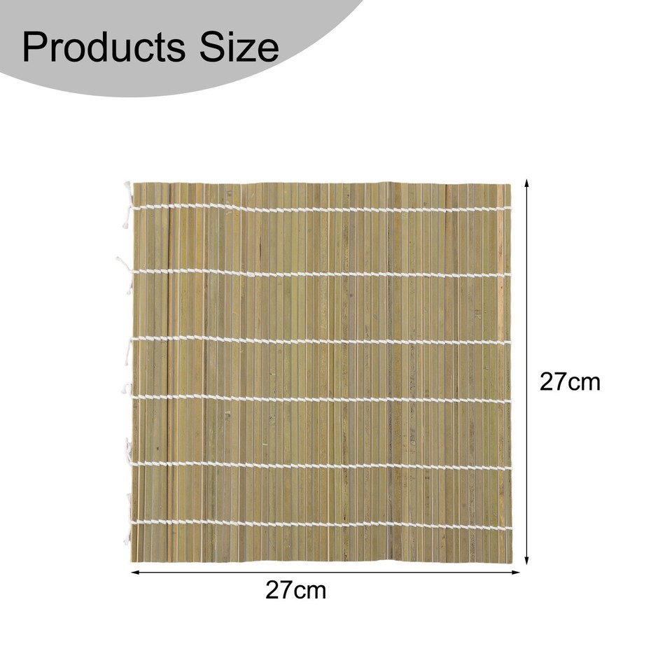 Enjoy flawless sushi presentation with this reliable mat (57 characters ...