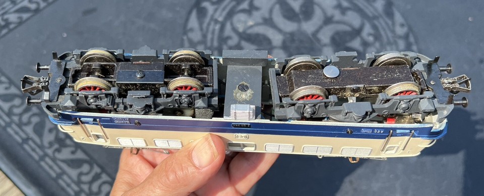 Fleischmann HO 1338 German 0-4-4-0 Electric Blue & Cream Locomotive ...