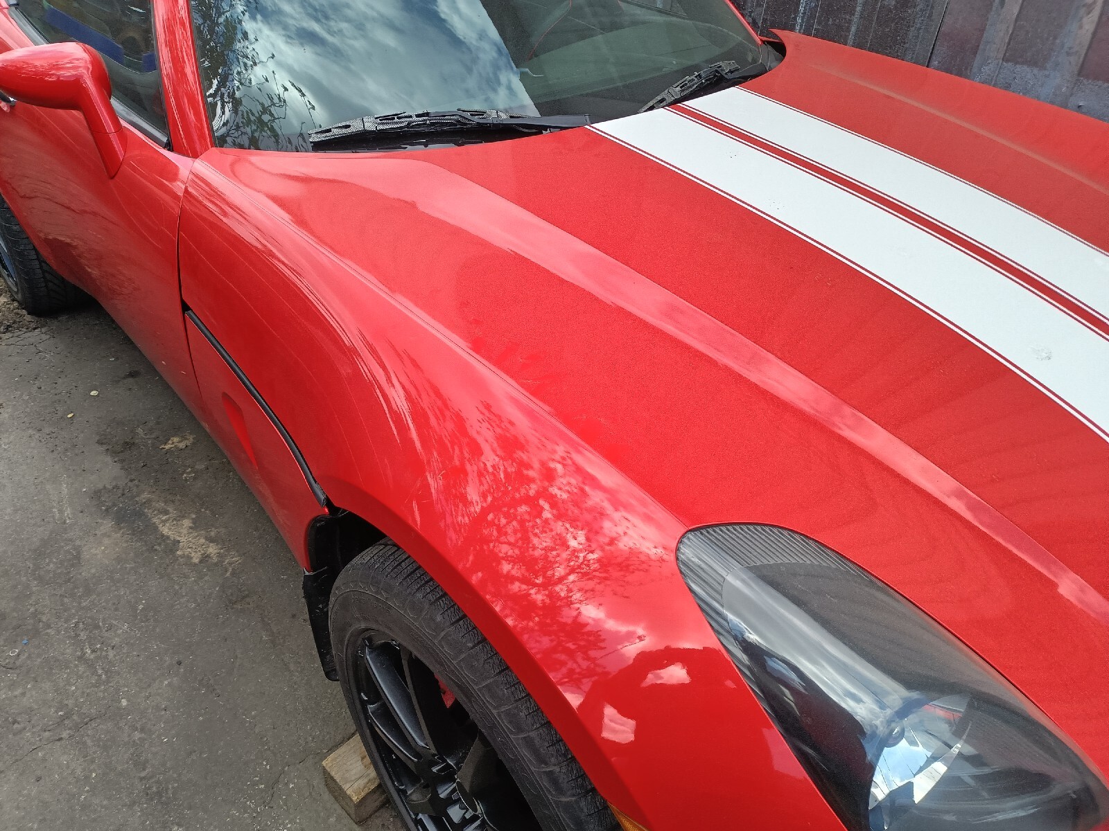 2007 2010 Pontiac Solstice OEM Hood GXP has wrap NO HEADLAMPS | eBay