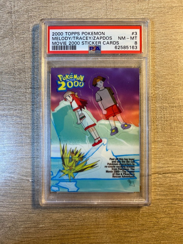 Pokemon TOPPS 2000 the movie - Complete sticker set 10/10 - all PSA8-9 ...