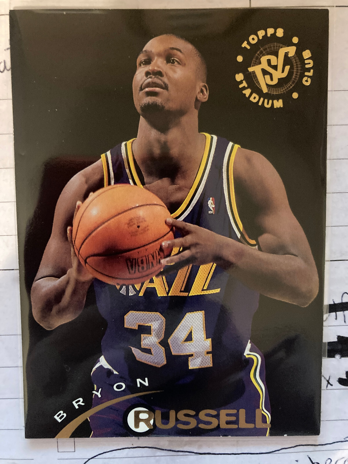 Bryon Russell 1995 Topps Stadium Club Basketball Card #296 | eBay