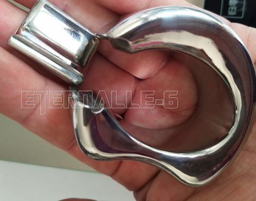 New Male Heavy Staniless Steel Ball Stretcher Metal Testicle Constraint ...