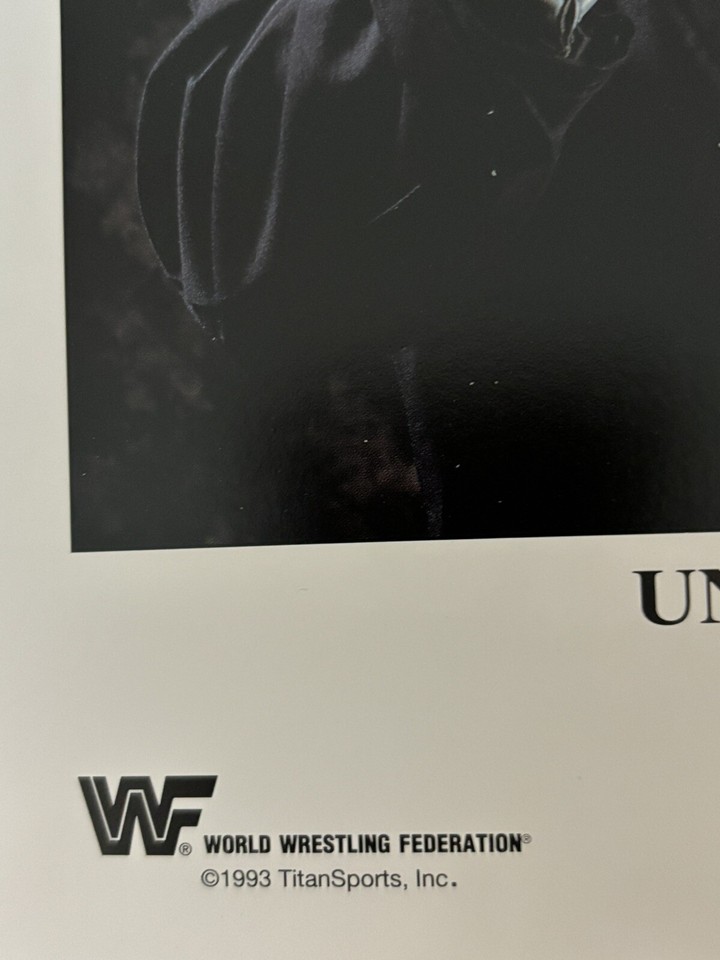 WWF 1993 Original Undertaker Promo Photo P-223 | eBay