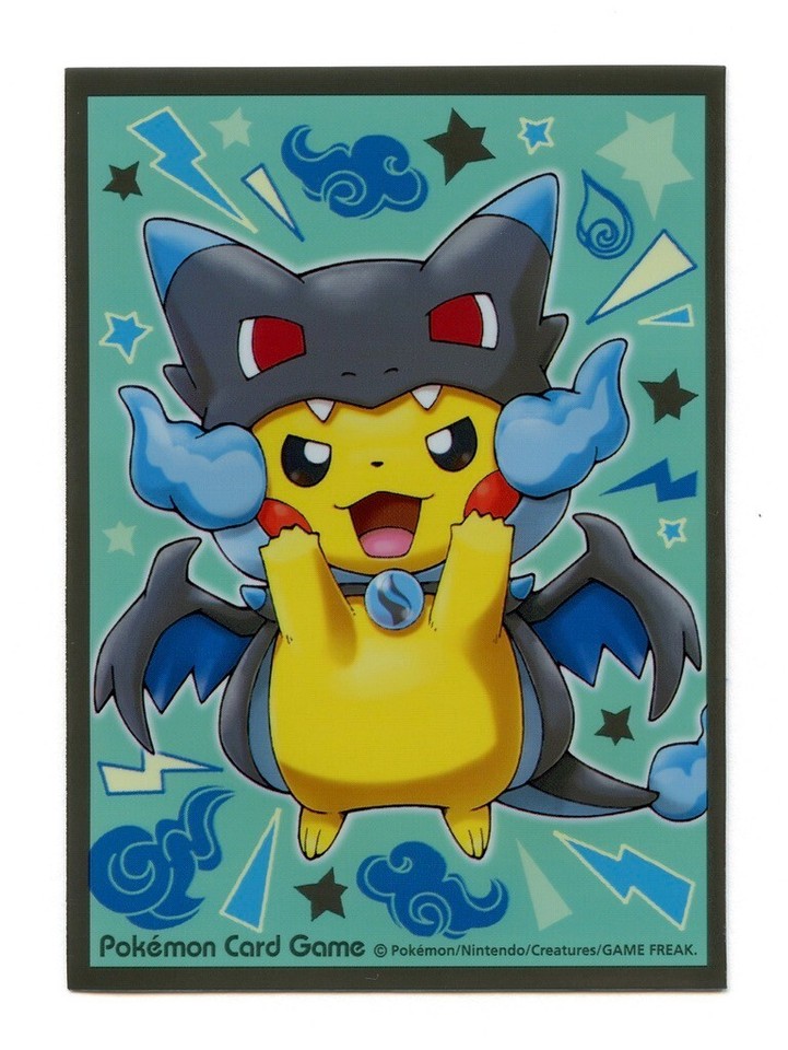 Poncho Pikachu MASTER SET Individual Card Sleeves Pokemon Center ...