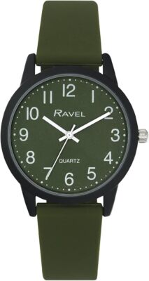 Ravel - Women's Silicone Soft Strap Watch Analogue Quartz -R1813 (30mm ...