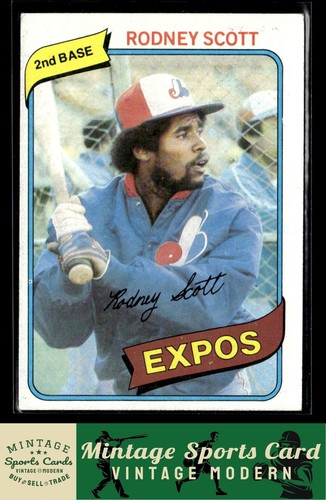 1980 Topps - Rodney Scott - #712 Montreal Expos | eBay