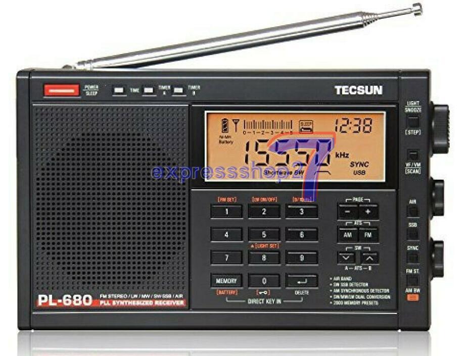 NEW Tecsun PL-680 PL680 AM FM SW SSB Synchronous Shortwave Radio | eBay