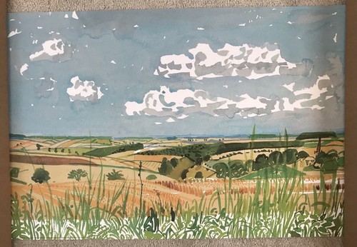 David Hockney Looking Towards Huggate (Midsummer: East Yorkshire ...