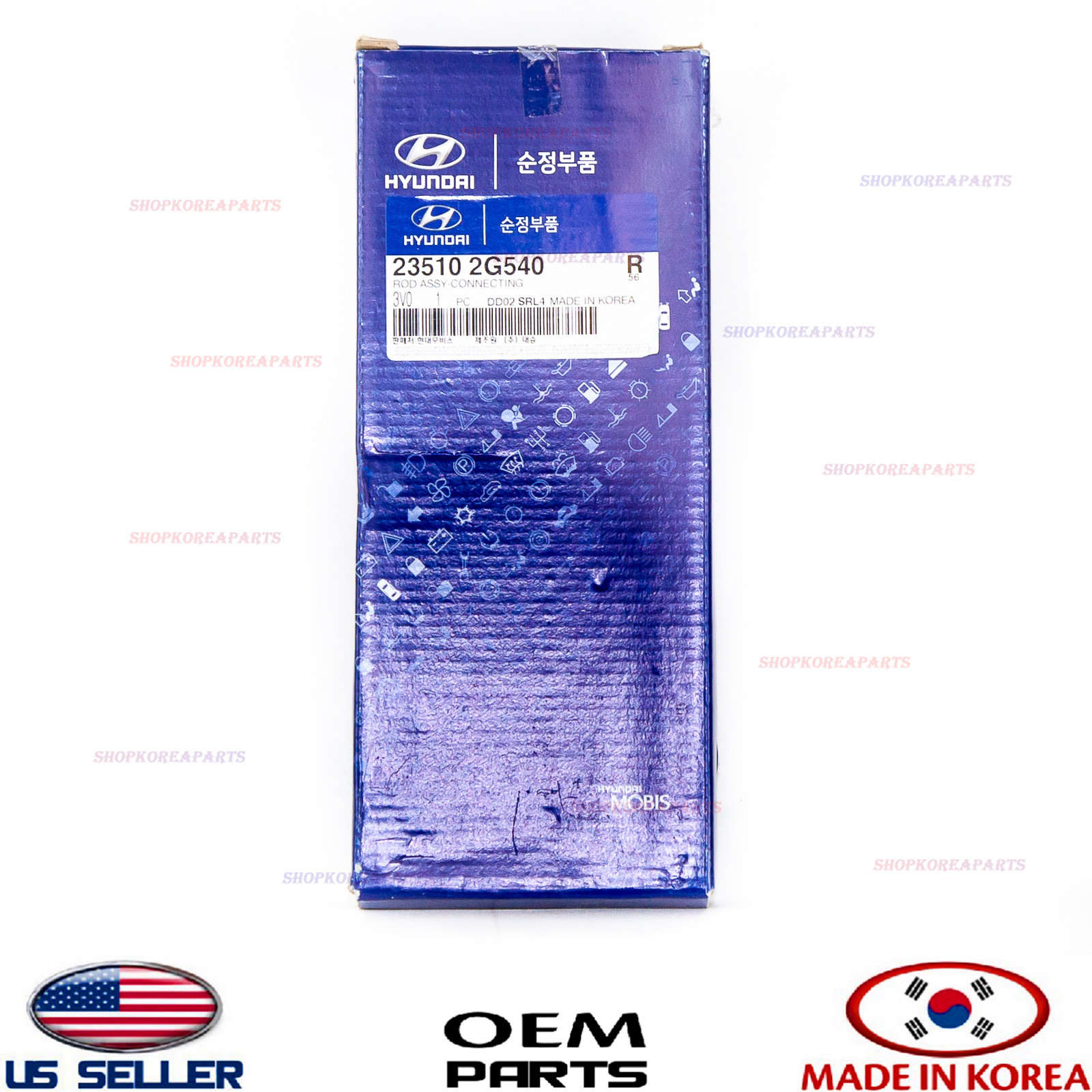 Genuine Connecting Rod Assy ⭐OEM⭐Sonata Optima Sorento Santa Fe 2.4L ...