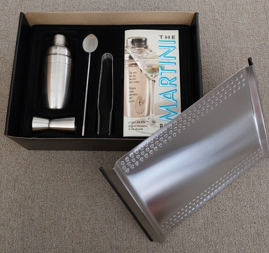 Martini Maker Tools Set and Recipe Book | eBay