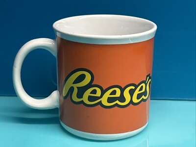 Porcelain REESE'S Peanut Butter Cups MUG Tea Coffee Hot Chocolate Cocoa ...
